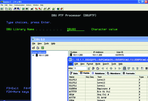 DBU - IBM iSeries (AS400) Database Utility / File Editor